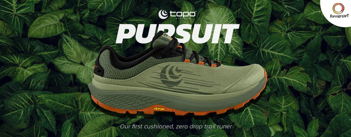 RUNNERCART UPDATE - TOPO PURSUIT : FIRST CUHIONED, ZERO DROP TRAIL SHO