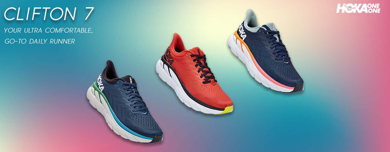 HOKA MEN ONE ONE CLIFTON 7 เบา นุ่มเหมือนมาร์ชเมลโล่ – RUNNERCART